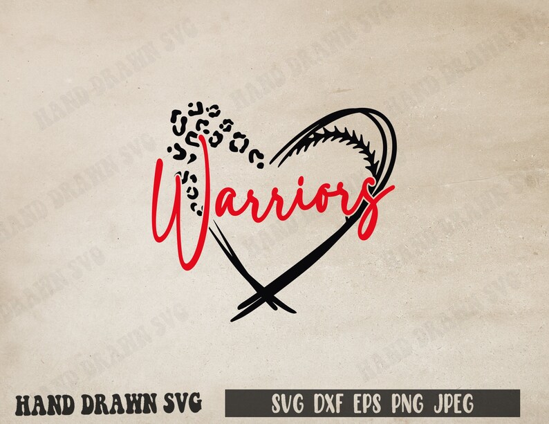 Leopard Softball Svg, Softball Png, Warrior Svg, Softball Shirt Svg ...