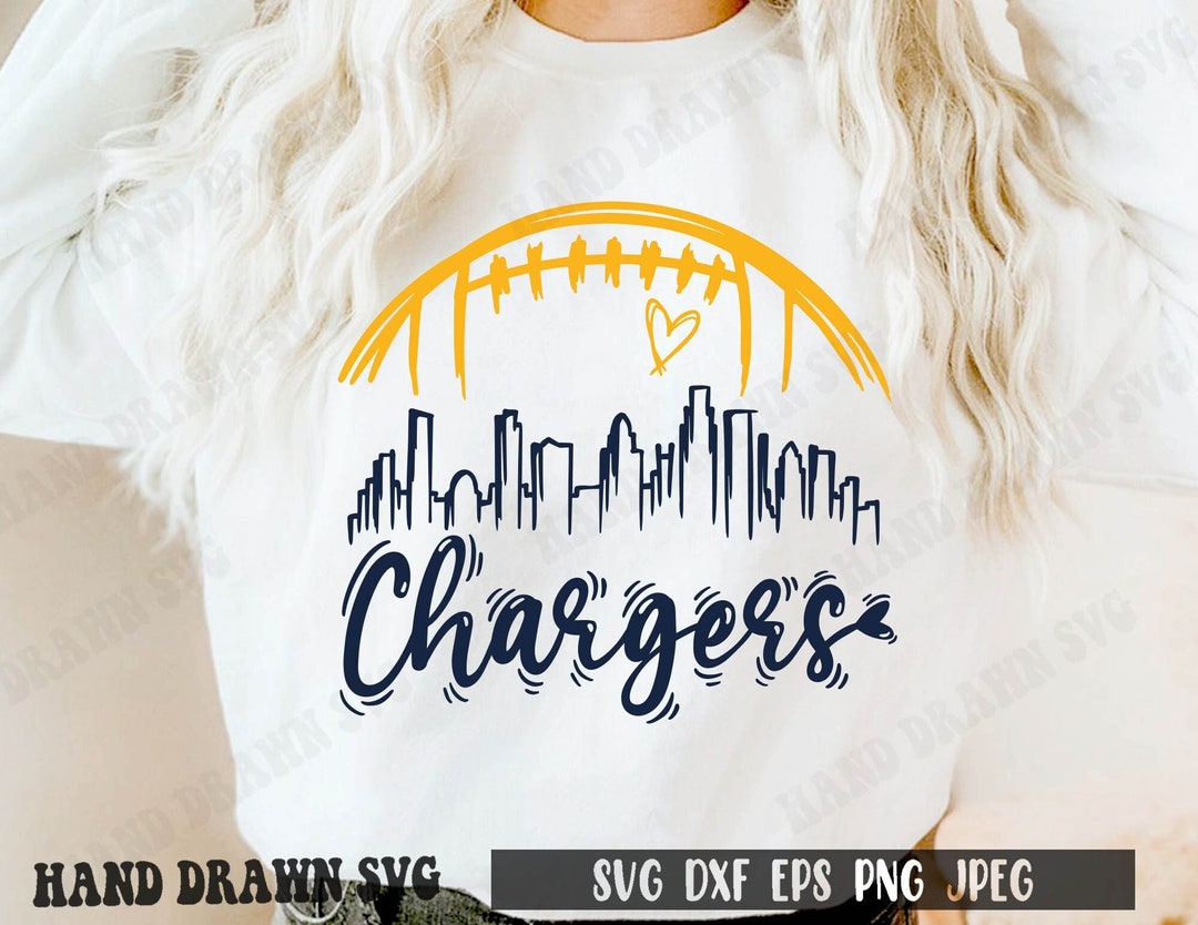 Chargers Svg, Chargers Png, Cricut File, Silhouette Dxf, Sublimation ...