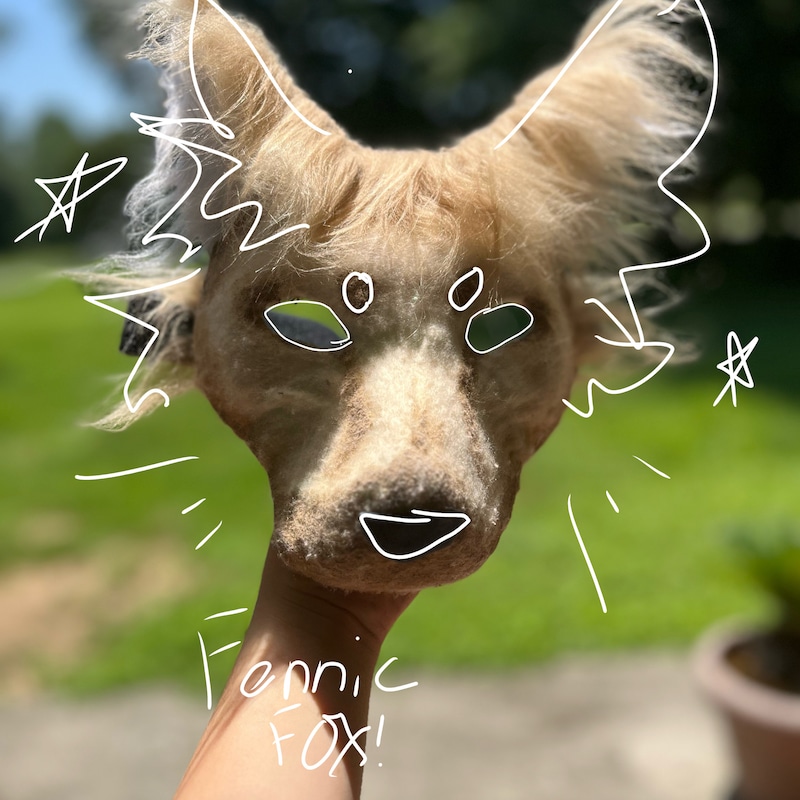 Red Fox Therian Mask - Etsy