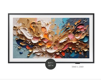 Samsung Frame TV Art, Art for Frame Tv, Retro Oil Painting, Digital ...