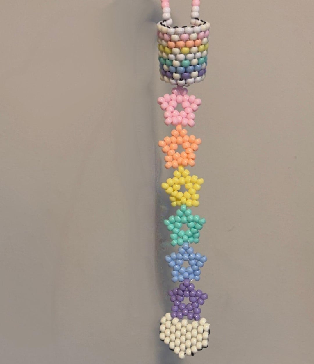 Pastel Rainbow Star Kandi Tie - Etsy