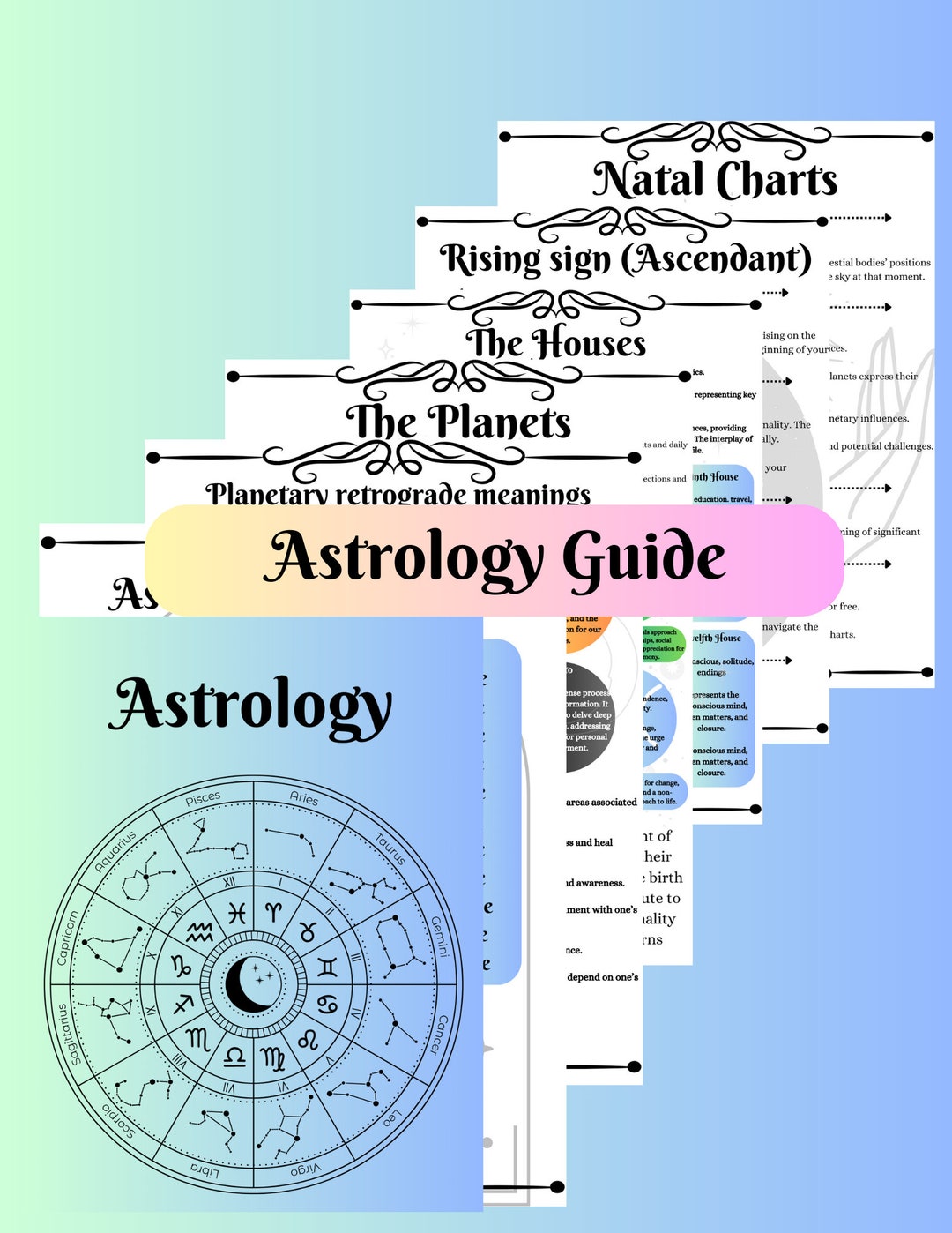 Astrology Guide/beginners Guide to Astrology/zodiac Guide/digital Guide ...