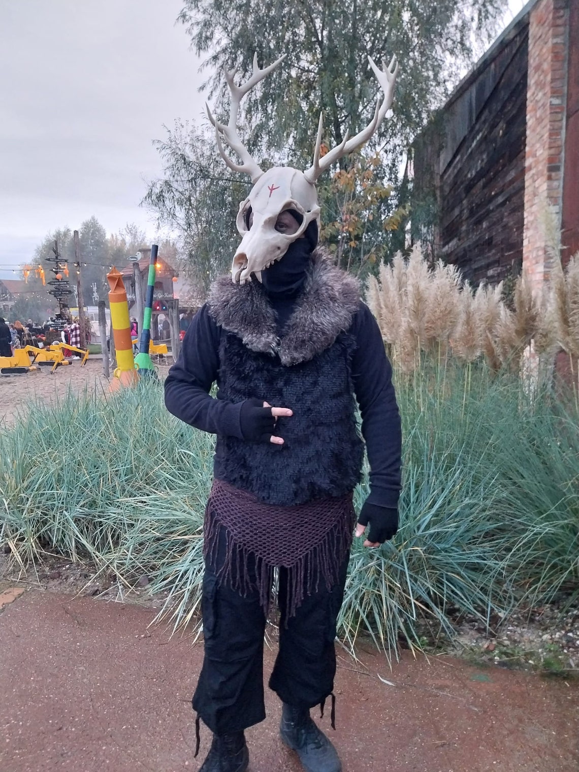 Wendigo Horror Mask Unique Artwork for Halloween Costume full Face ...