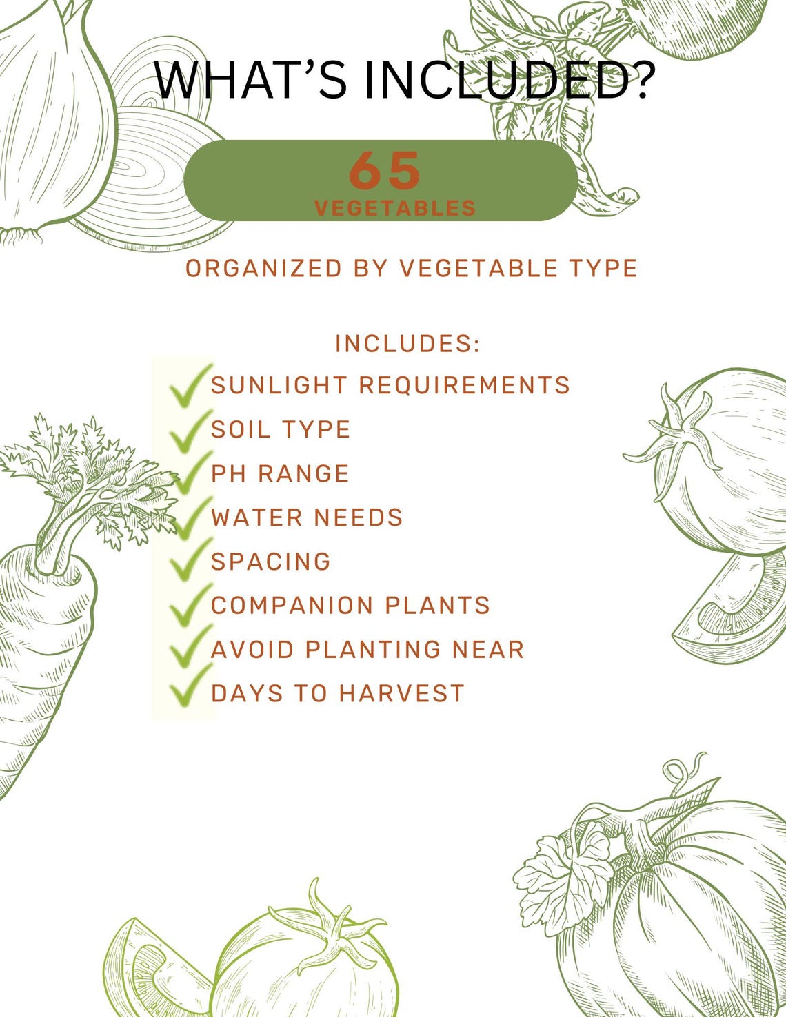 Cheat Sheet for Growing Vegetables, Growing Guide, Printable Vegetables ...