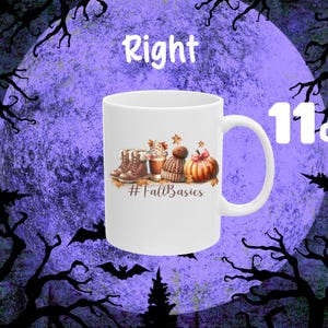 Hello Autumn Coffee Mug, Fall Coffee Mug, Autumn Tea Cup, Hot Chocolate ...