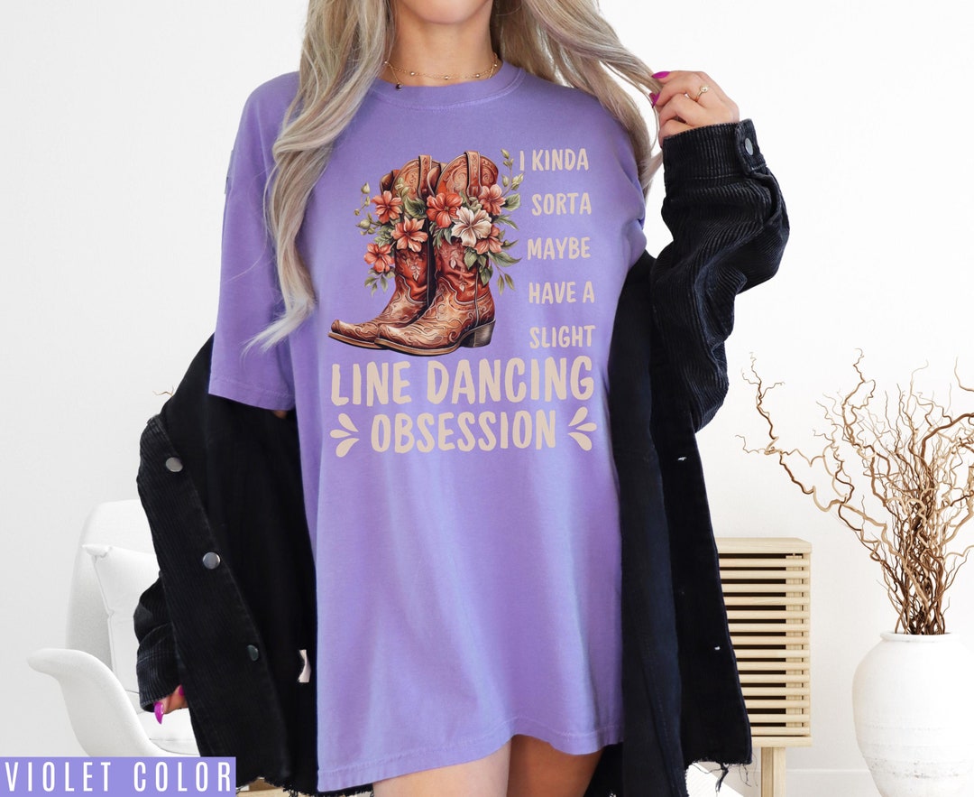 Line Dancing Boots Shirt, Funny Choreography Tee for Women, Perfect for ...