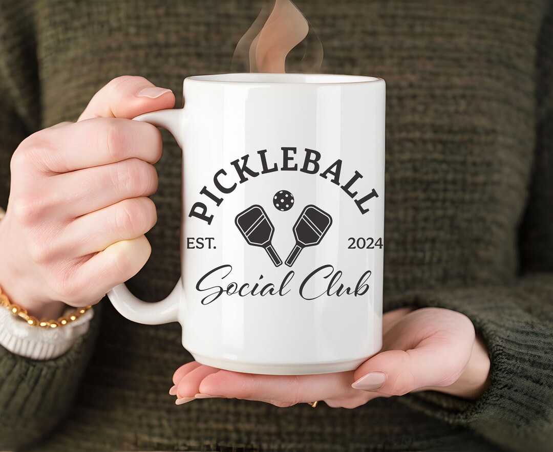 Pickleball Mug, Ceramic Mug, Personalized Mug, Funny Pickleball Mug ...