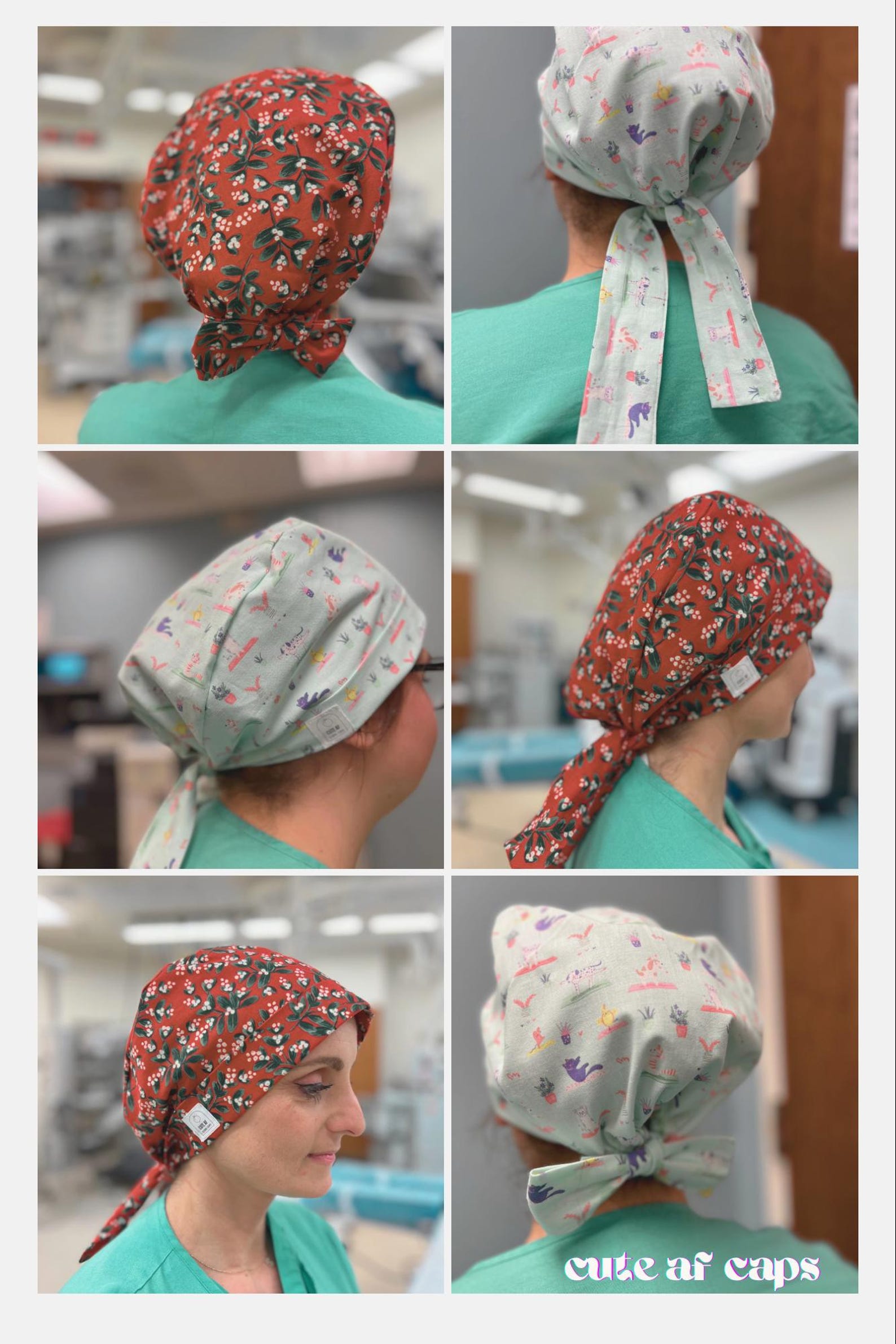 Scrub Cap/surgical Cap Pixie Style Tie Back - Potion Master ...