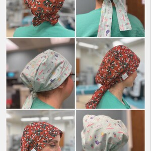 Scrub Cap/surgical Cap Pixie Style Tie Back - Potion Master ...