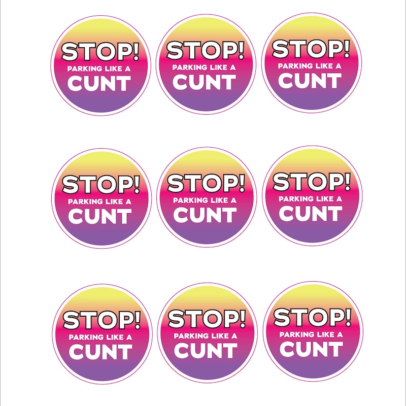 Parking Stop Sign - Etsy UK