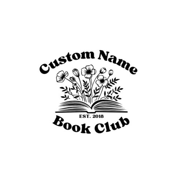 Book Club Custom Logo - Etsy