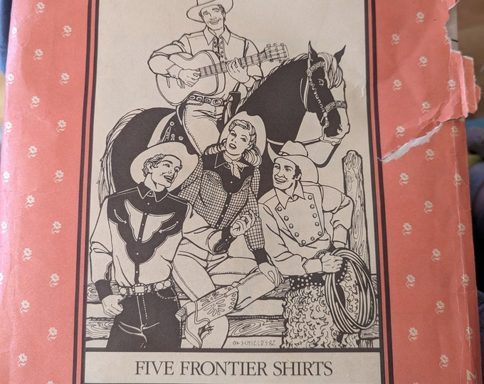 Folkwear Patterns 212 Five Frontier Shirts - Etsy