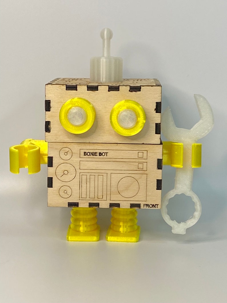 Boxie Bot STEM Based Educational Kit. Prepare/build This Cute Movable ...
