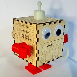 Boxie Bot! STEM Based Educational Kit. Prepare/build This Cute Movable ...