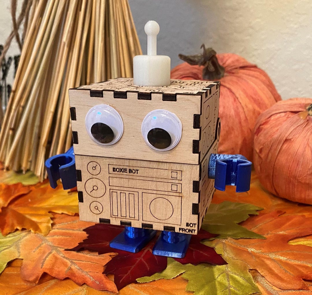 Boxie Bot STEM Based Educational Kit. Prepare/build This Cute Movable ...