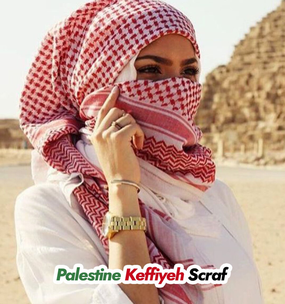 Keffiyeh Palestine Arafat Hatta Arab Style Headscarf for Men - Etsy UK