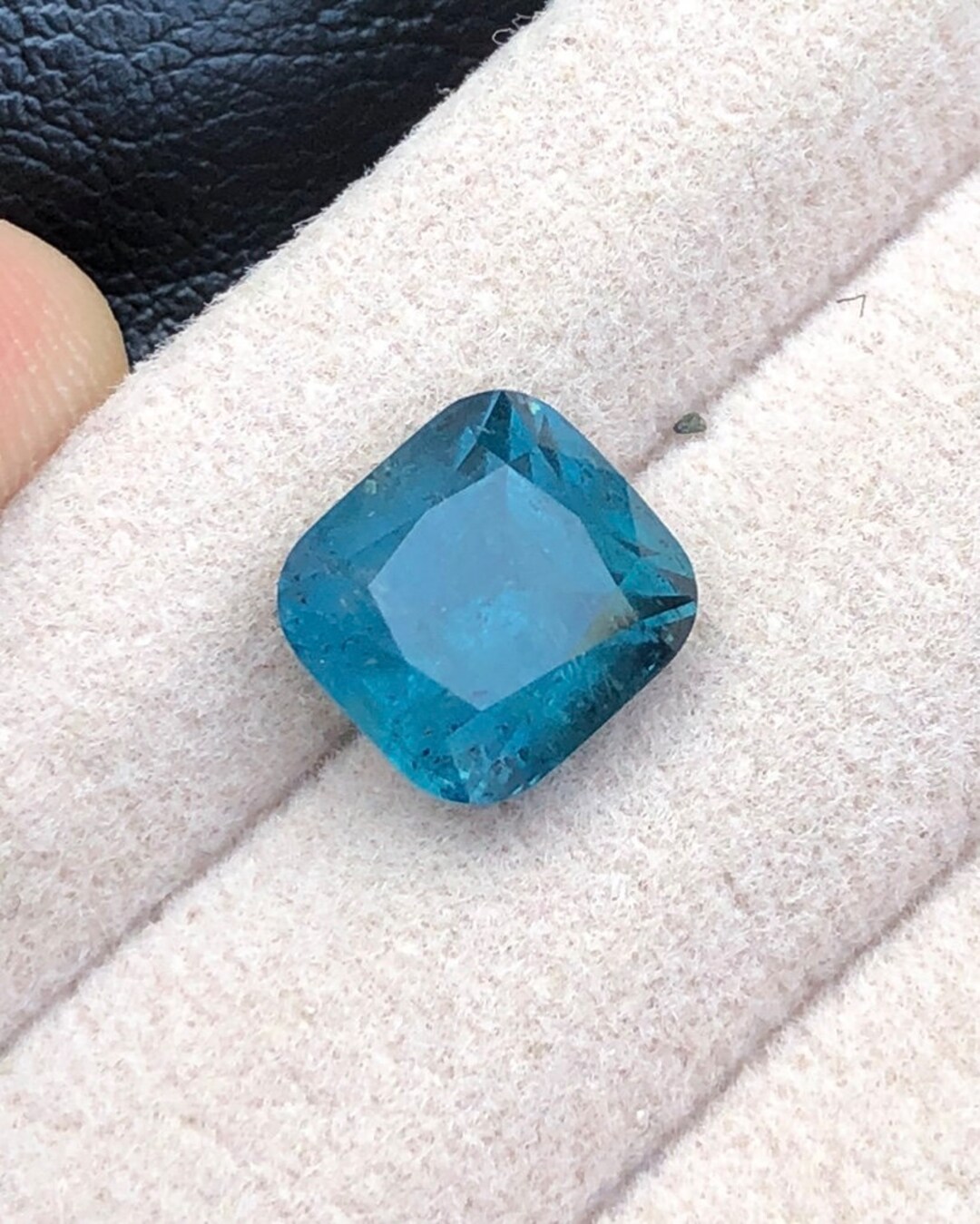 3.8 Carats Natural Blue Tourmaline Faceted Stone Originated From ...