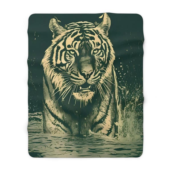 Mexican Tiger Blanket - Etsy