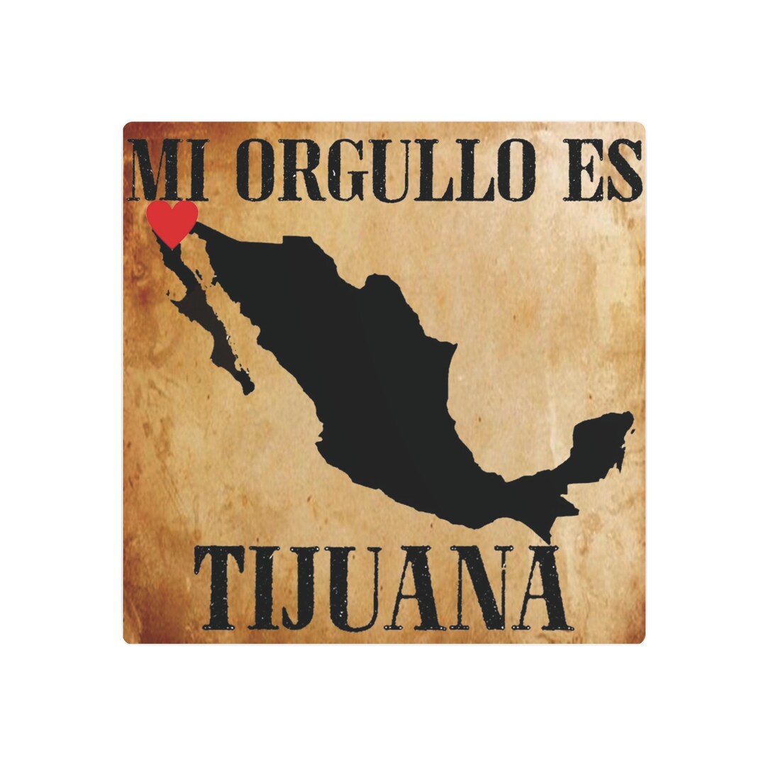 Tijuana Mexico Metal Art Sign 12" X 12" - Etsy