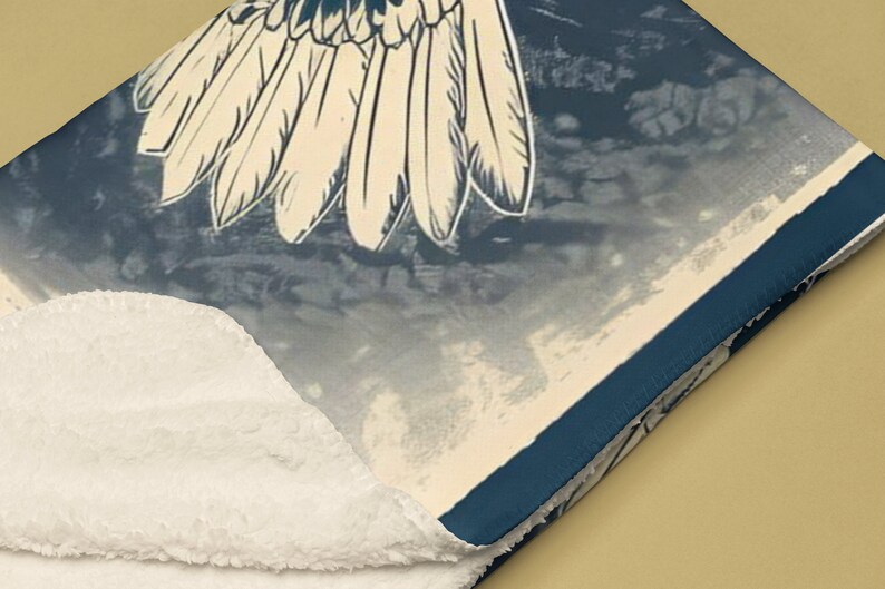 San Marcos Style Blanket/cobija. 60 X 80 INCHES/ Vintage Mexican Eagle ...