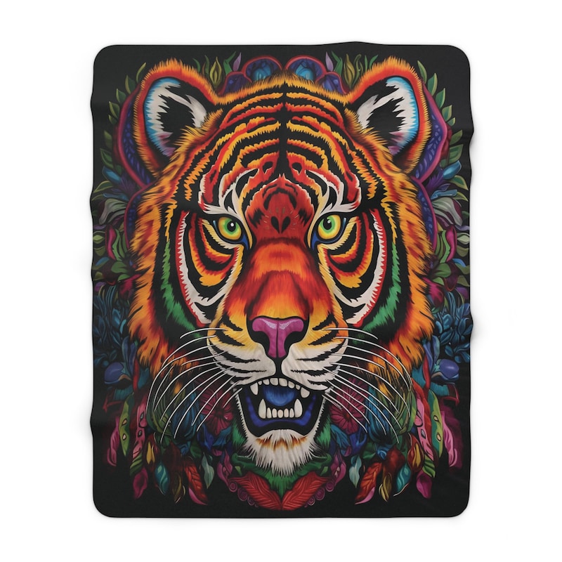 Mexican Tiger Blanket - Etsy