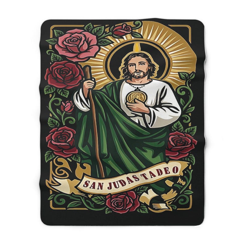 San Judas Tadeo, St. Jude the Apostle Mexican Blanket, Judas Thaddaeus ...