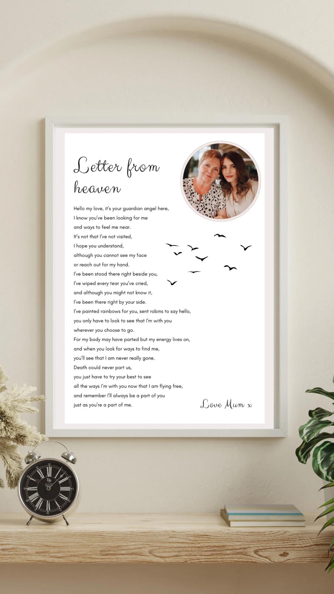 Hello My Love, Letters From Heaven Poem - Etsy
