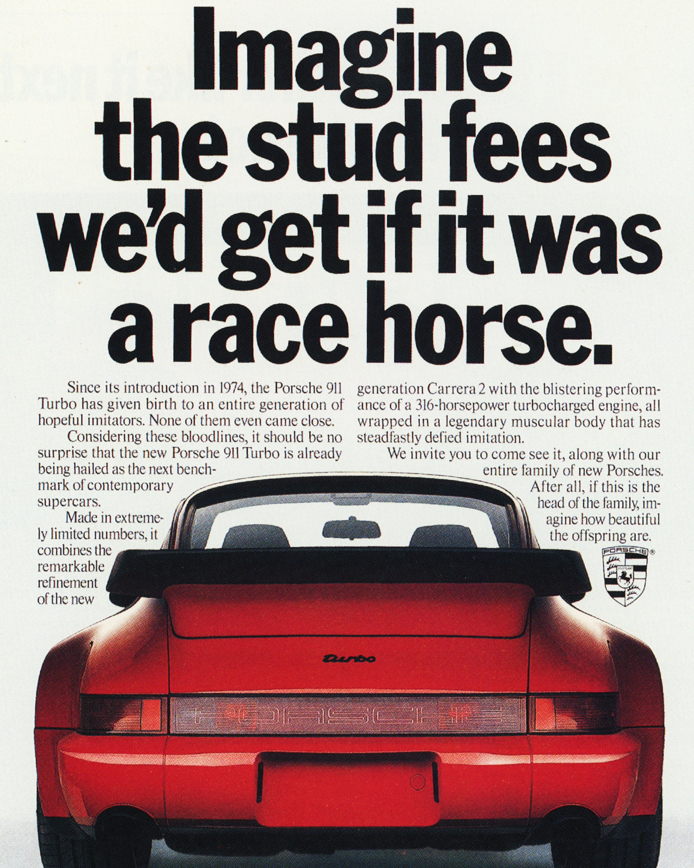 Porsche 911 "fast Airline Food" Poster 8"x10" Print Sports Car Vintage ...