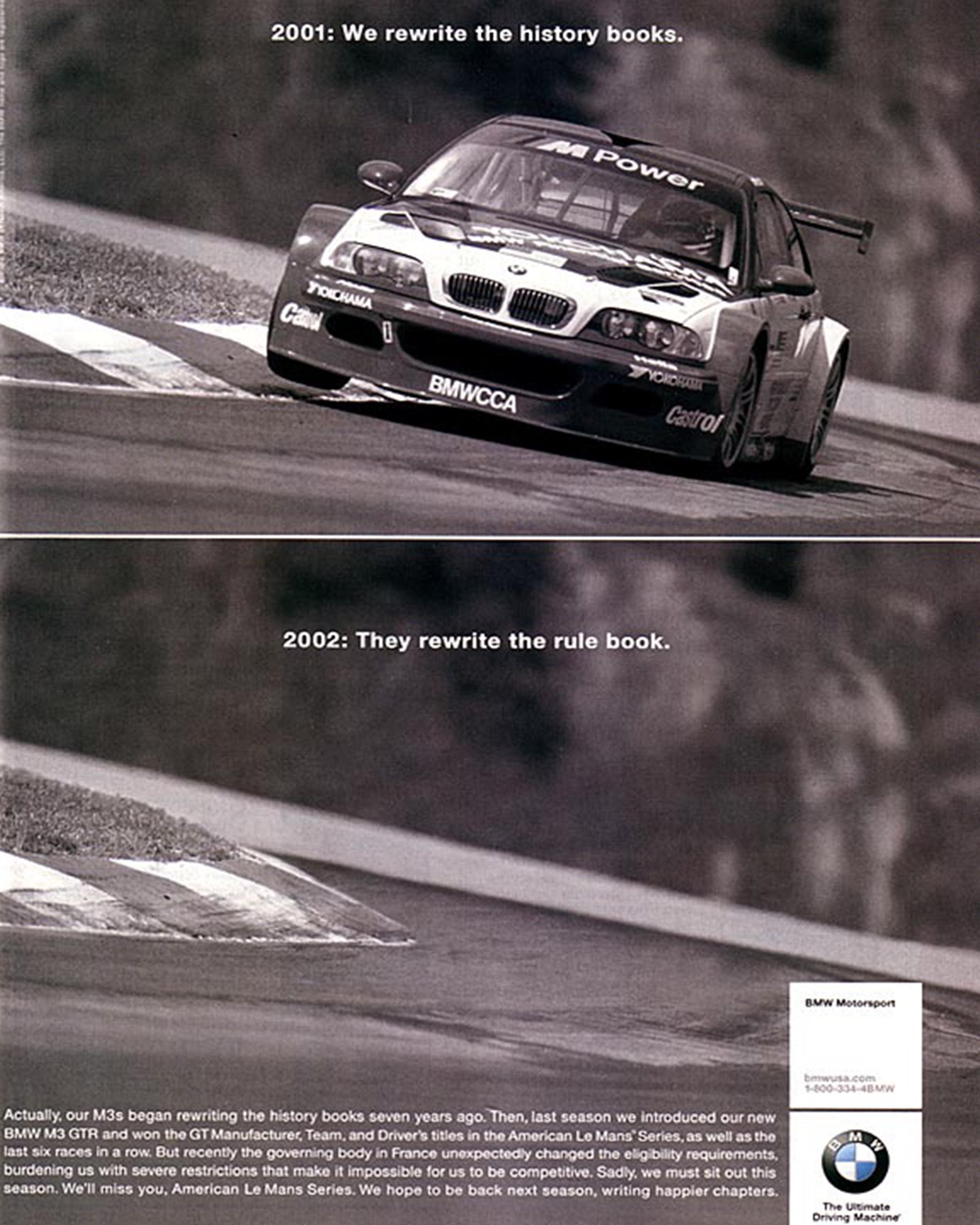 BMW E46 M3 GTR CSL Competition Z3M Racecar Hey Porsche 8x10 Poster ...
