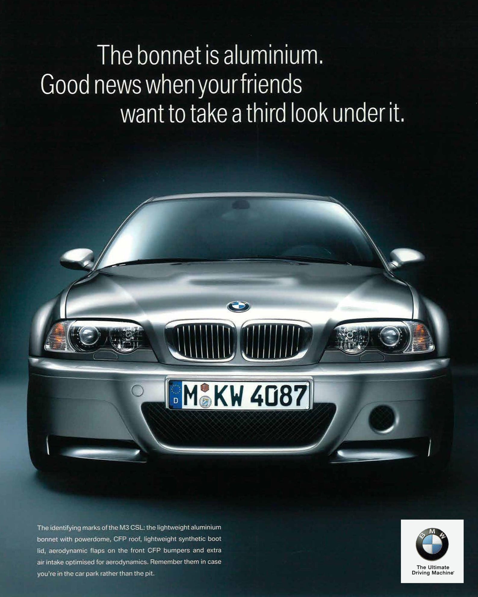 BMW E46 M3 GTR CSL Competition Z3M Racecar Hey Porsche 8x10 Poster ...