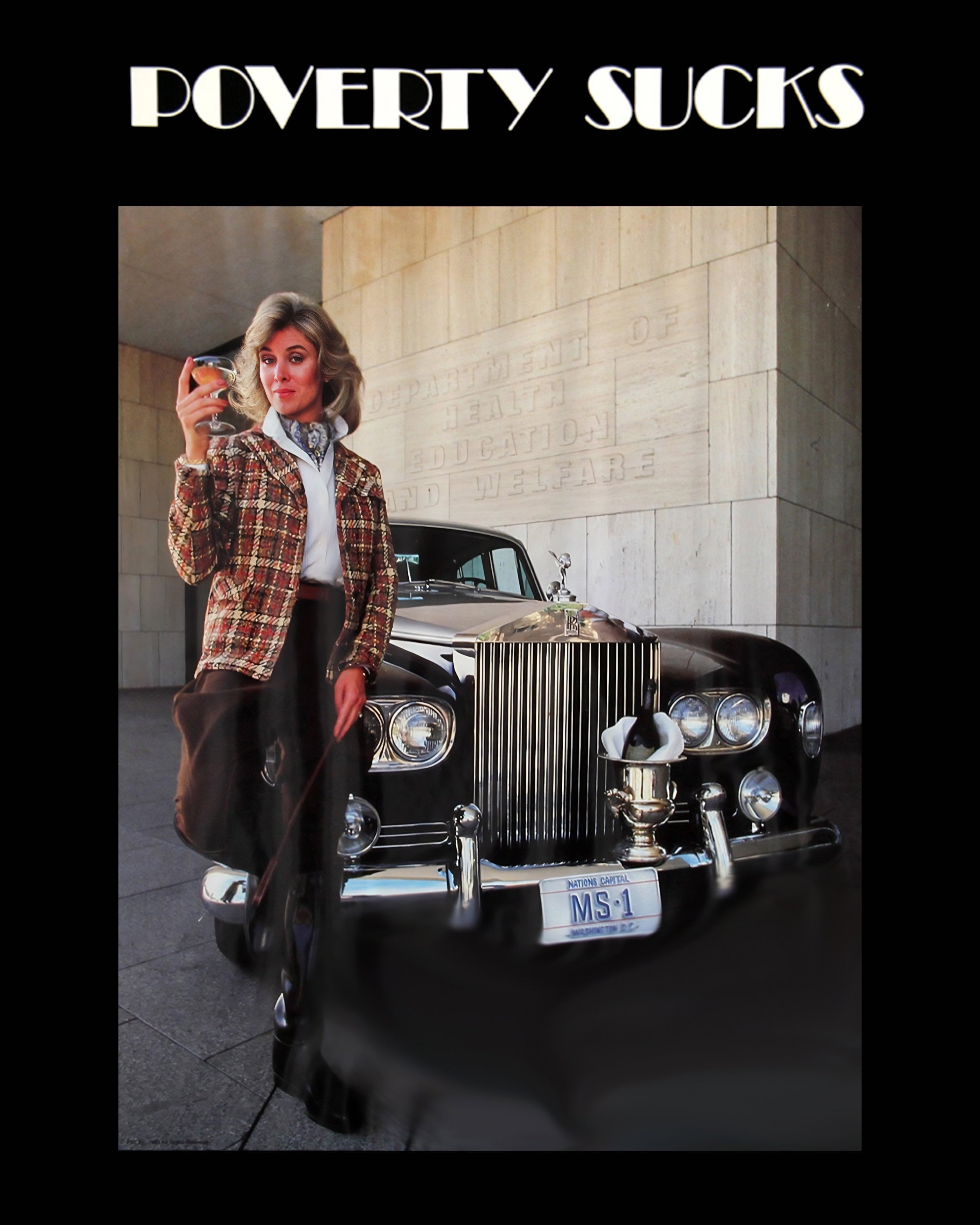 Poverty Sucks Rolls Royce Male & Female Versions 8x10 Poster Print ...
