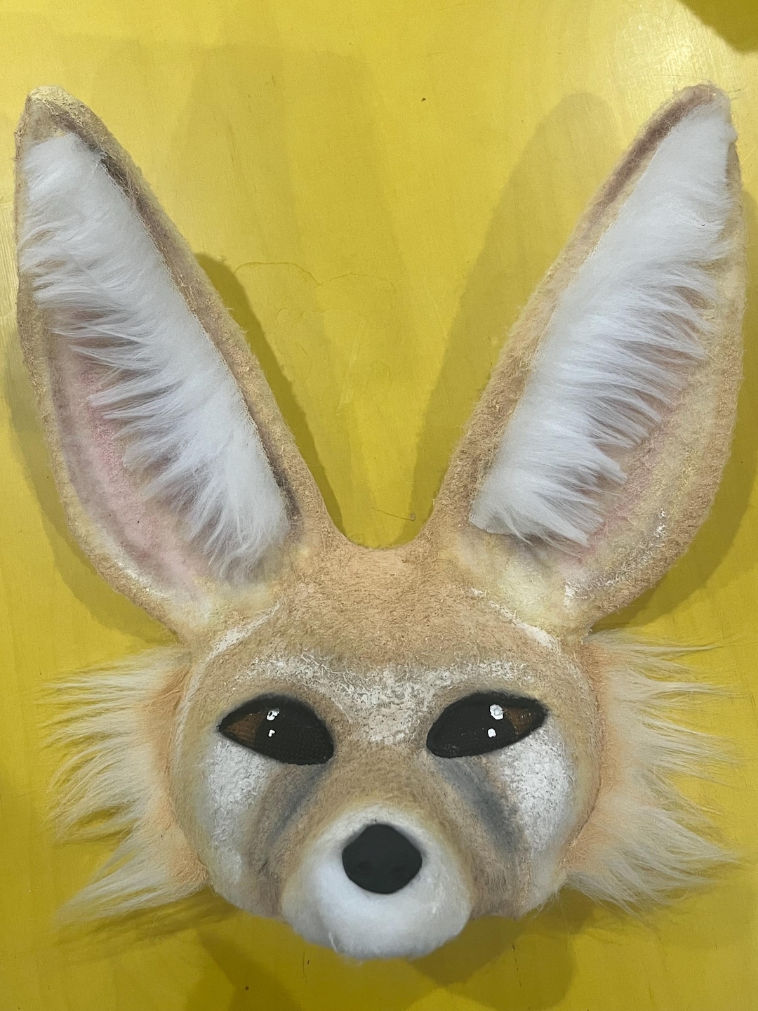 Felted Fennec Fox Therian Mask - Etsy