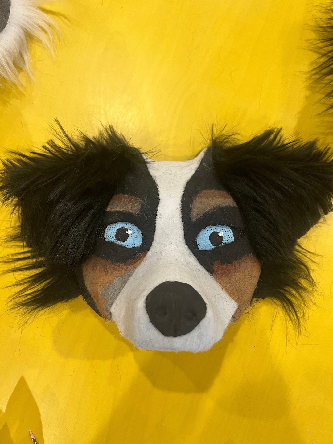 Felted Australian Shepherd Therian Mask - Etsy