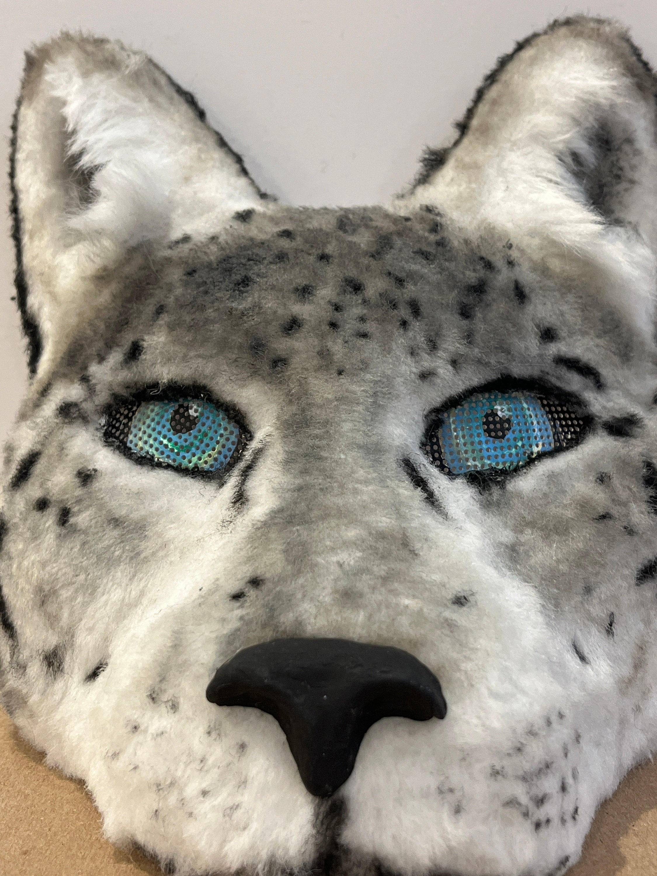Snow Leopard Therian Mask - Etsy