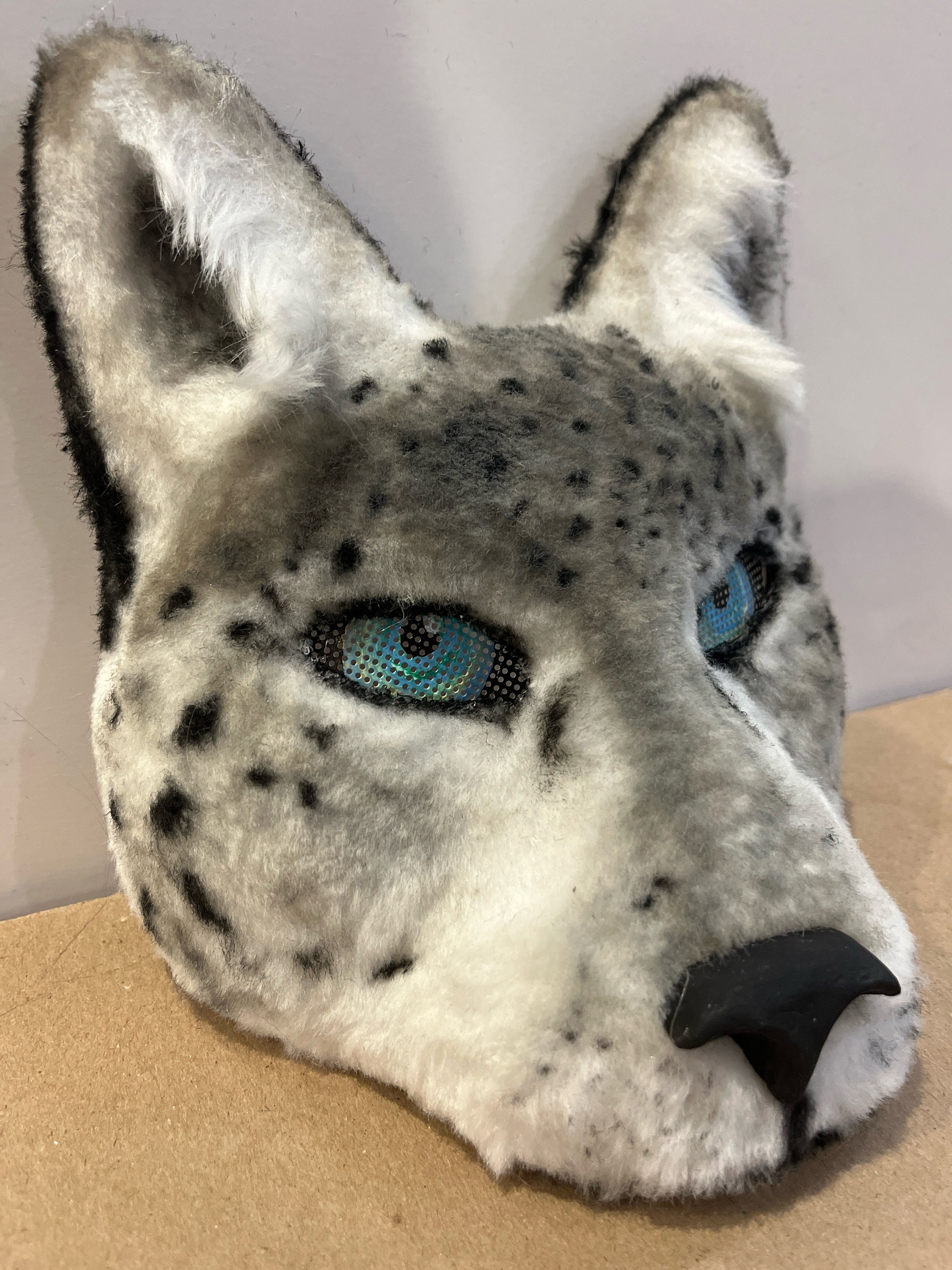 Snow Leopard Therian Mask - Etsy