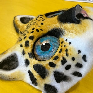 Felted Jaguar Therian Mask - Etsy