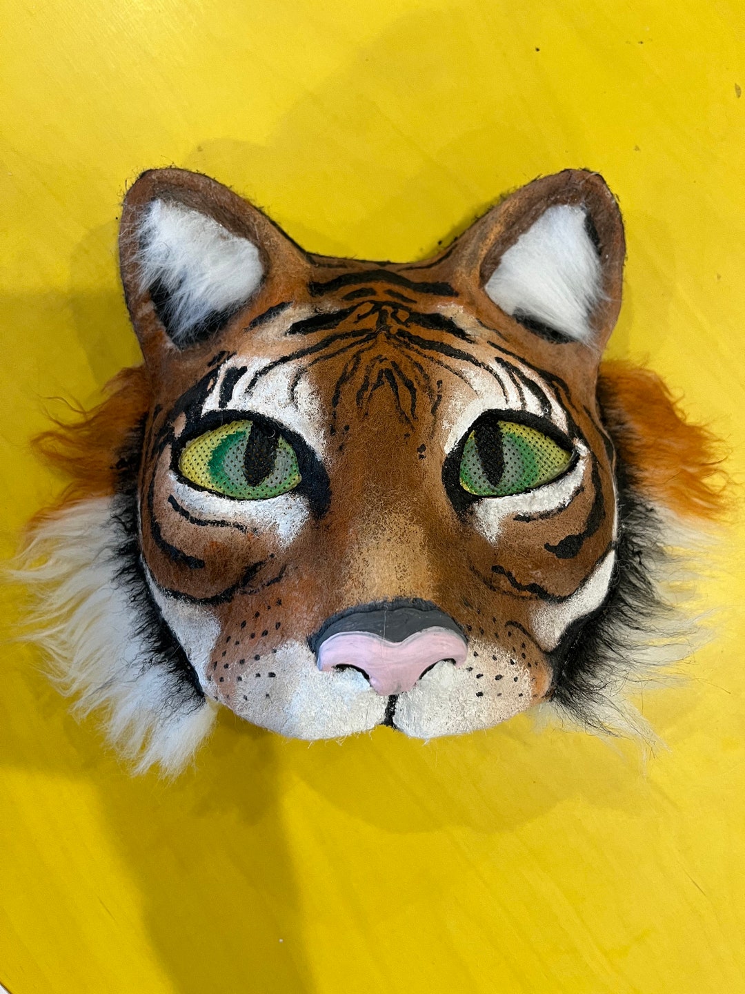 Felted Tiger Therian Mask - Etsy