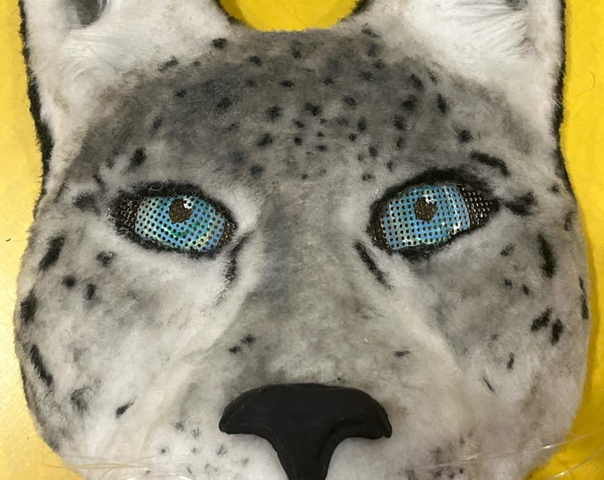 Snow Leopard Therian Mask - Etsy