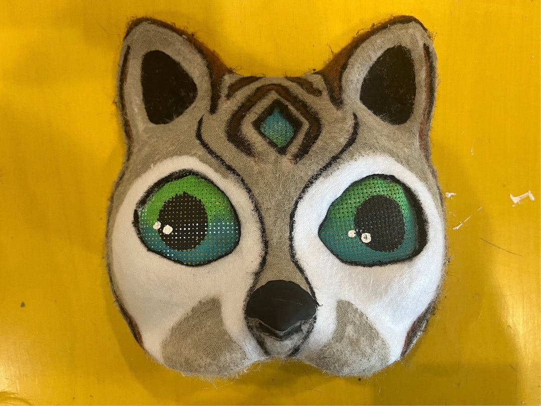 Felted Chipmunk Therian Mask - Etsy