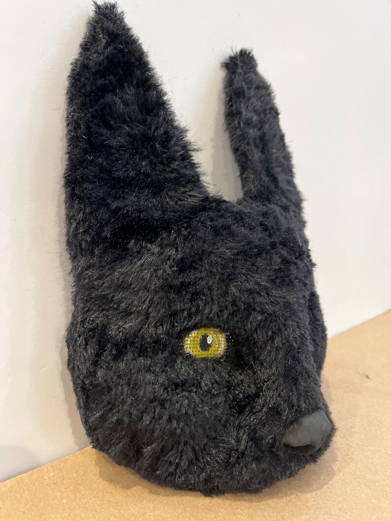 Therian Black Serval Mask - Etsy