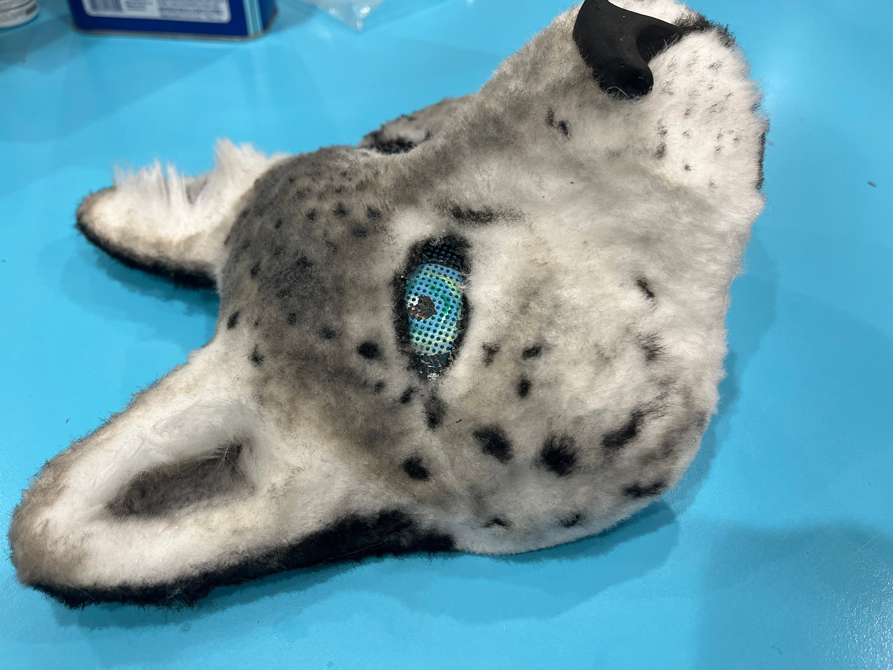 Snow Leopard Therian Mask - Etsy