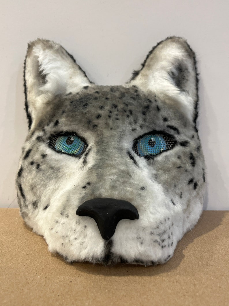 Snow Leopard Therian Mask - Etsy