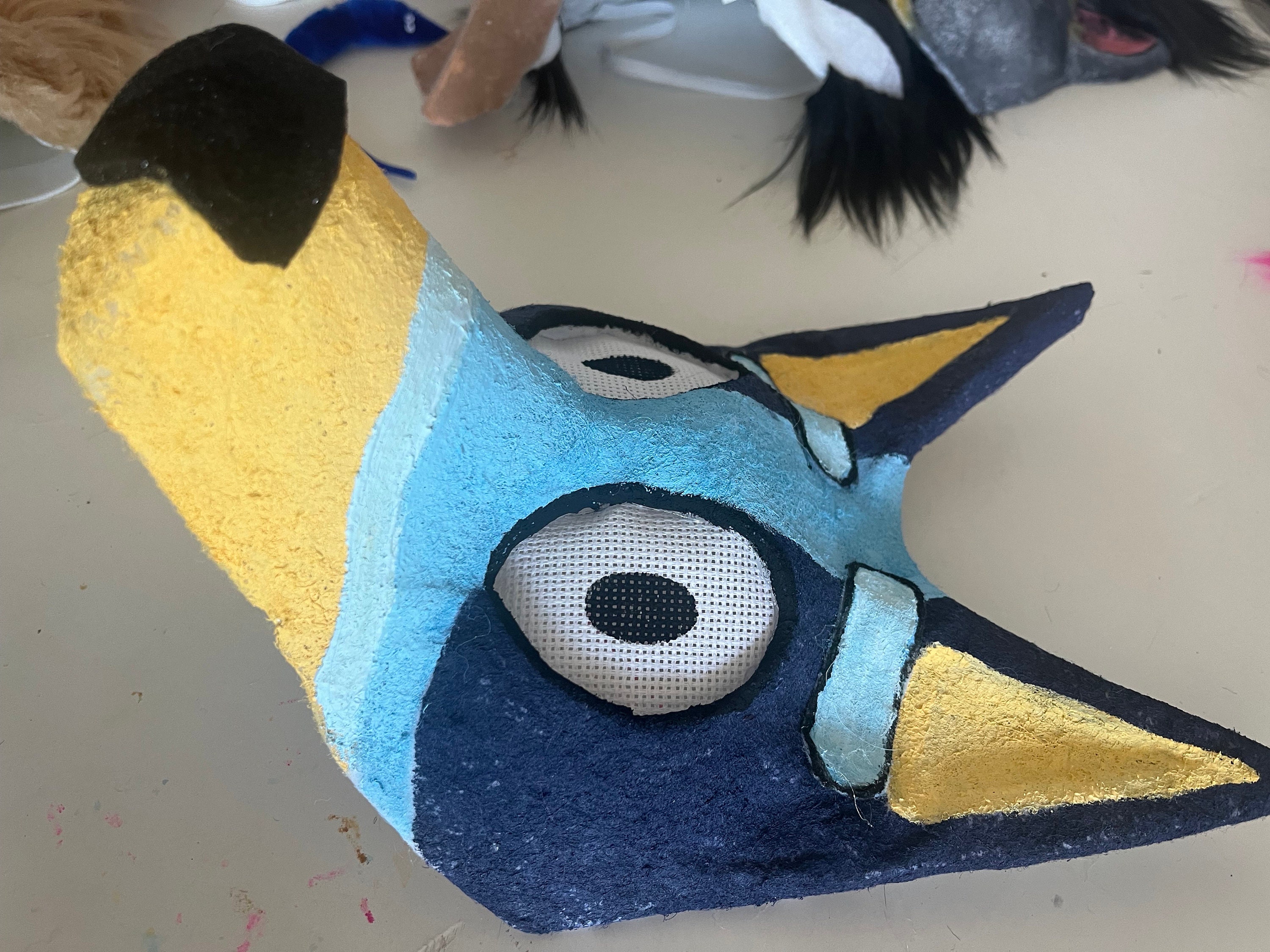 Felted Bluey Mask - Etsy