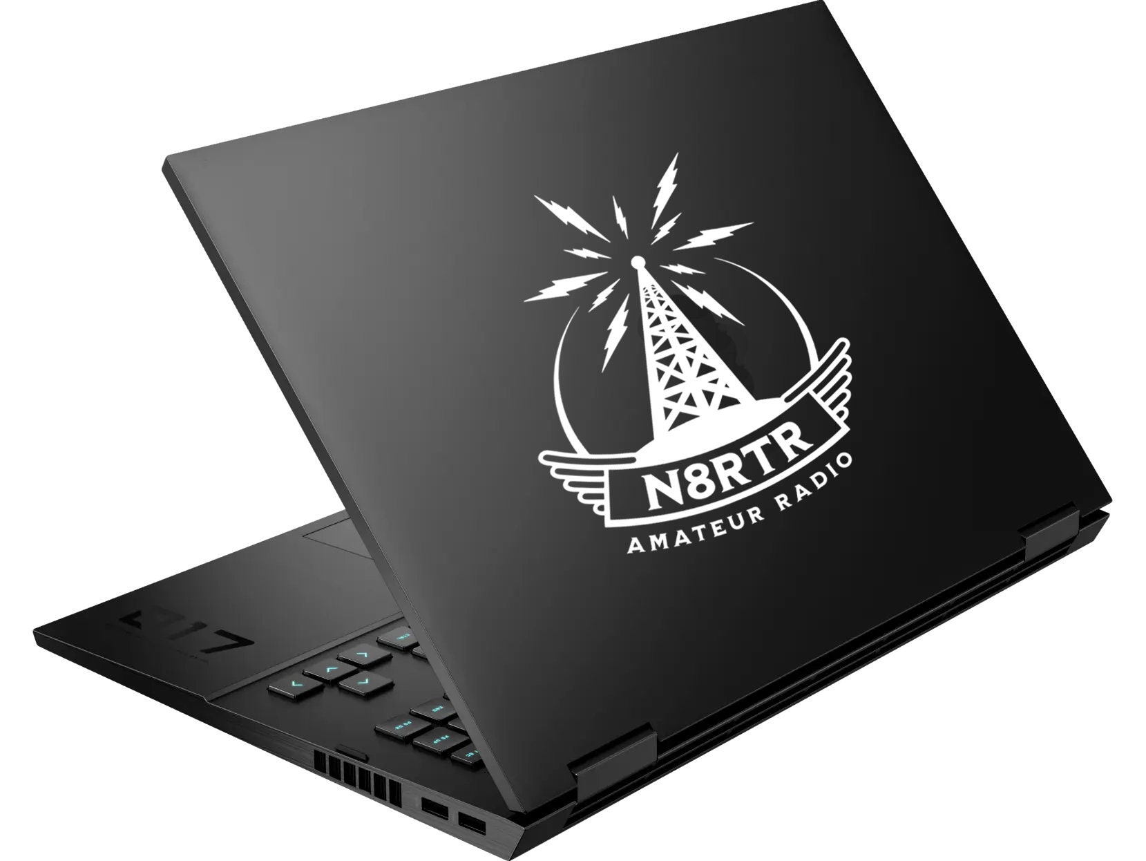 Customized With Your Call Sign - Ham Radio Tower Vinyl Die Cut Decal ...