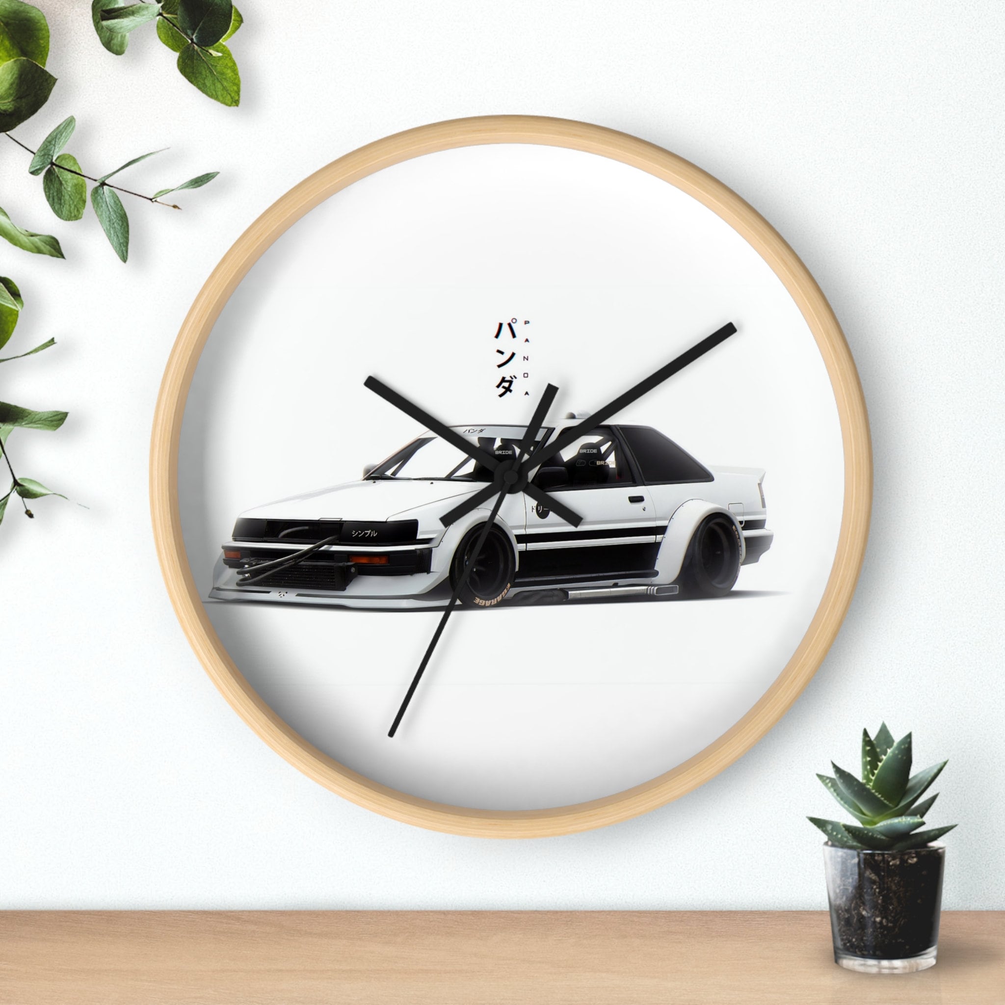 Toyota AE86 Trueno Wall Clock Timeless Style , Wall Clock Toyota AE86 ...