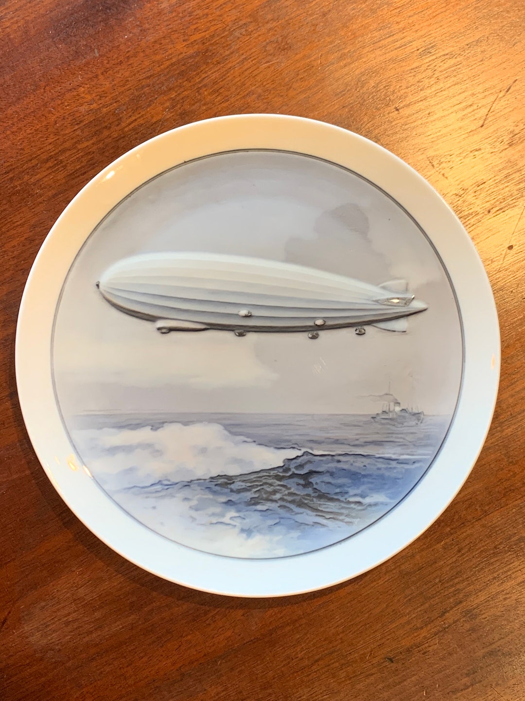 Rosenthal Commemorative Plate Depicting the Zeppelin USS Los Angeles - Etsy