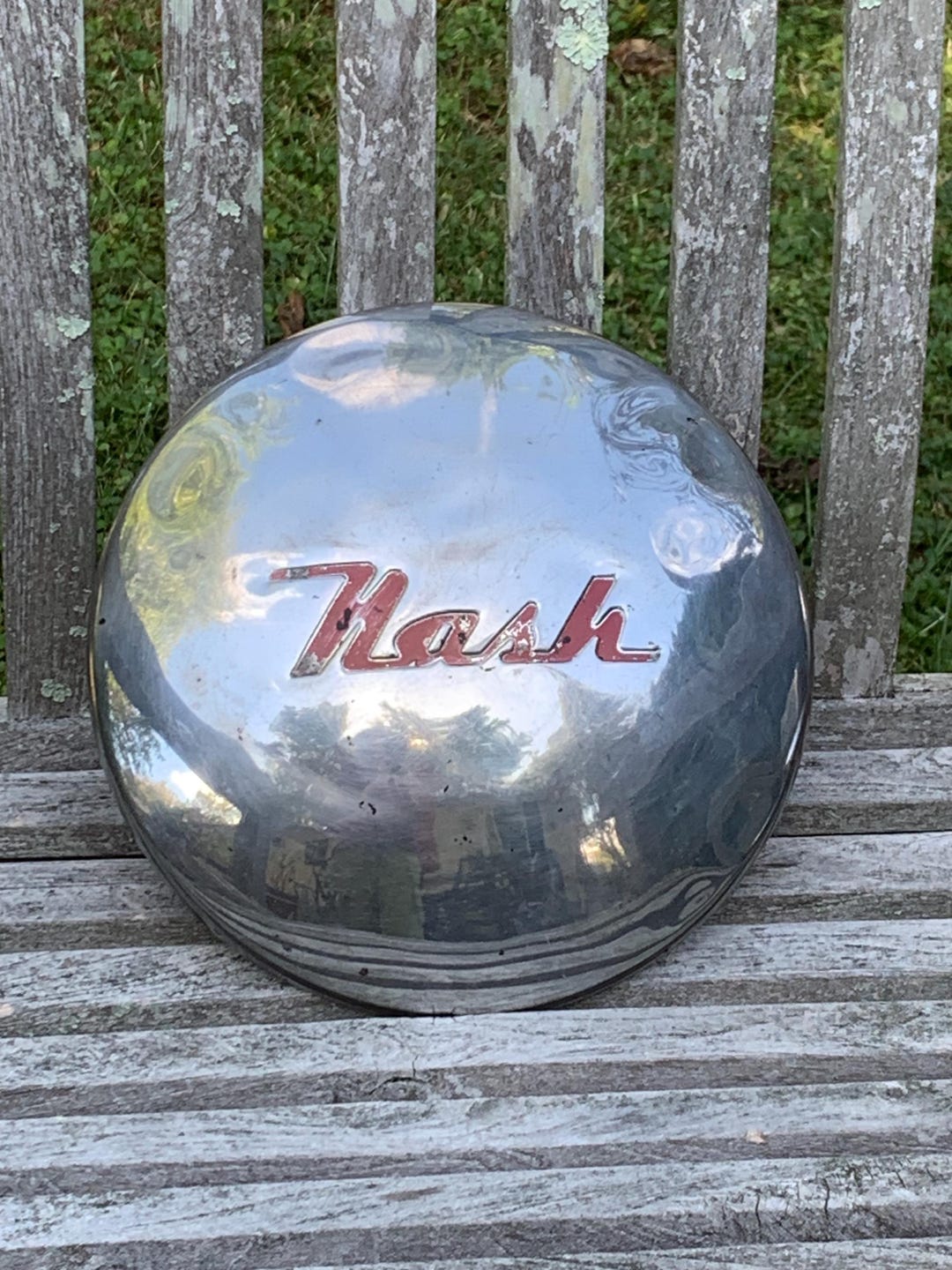 Vintage Nash Hubcap 10 Inch Diameter - Etsy