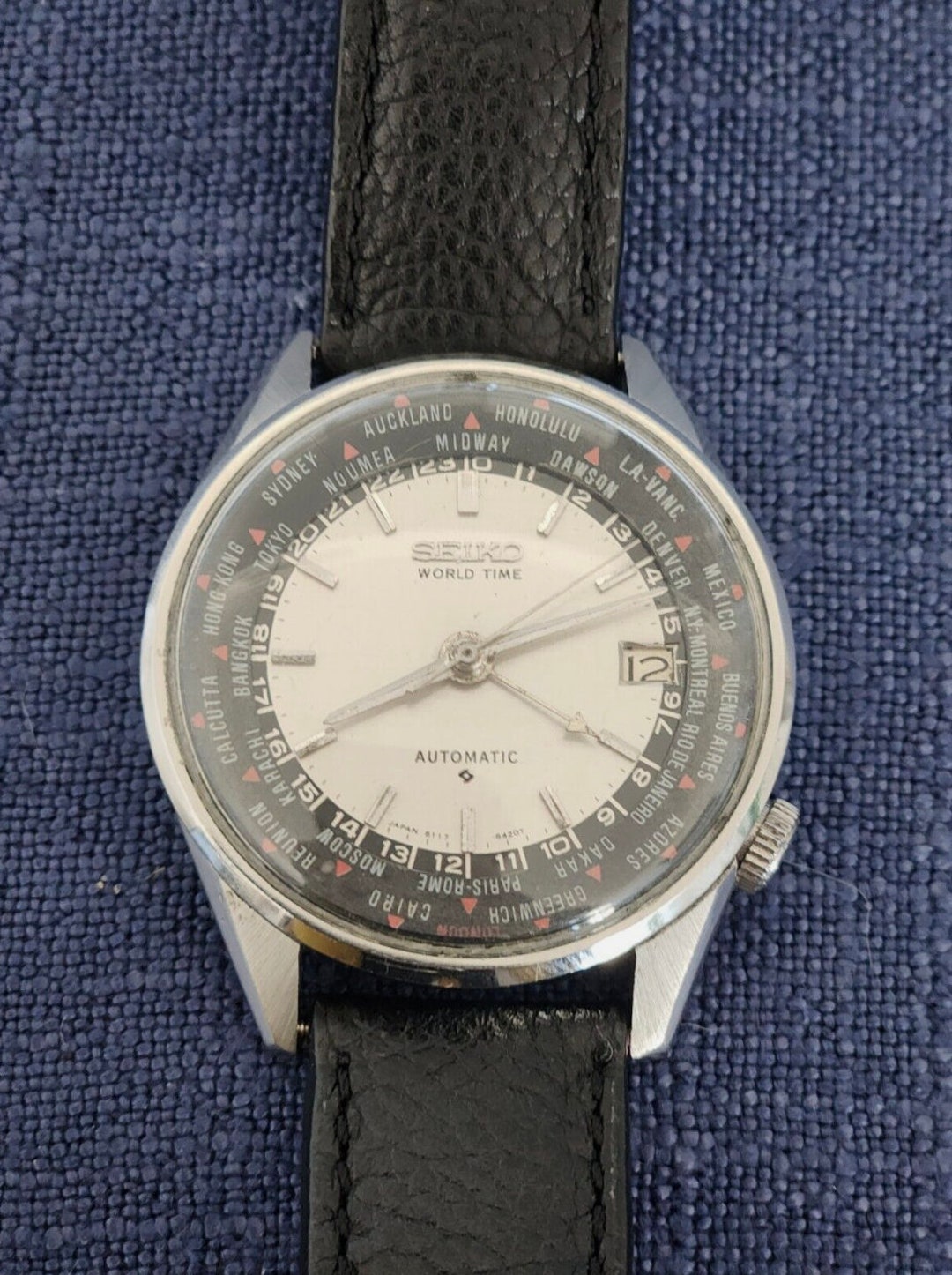 SEIKO Vintage World Time Model No. 6217-7010 - Etsy