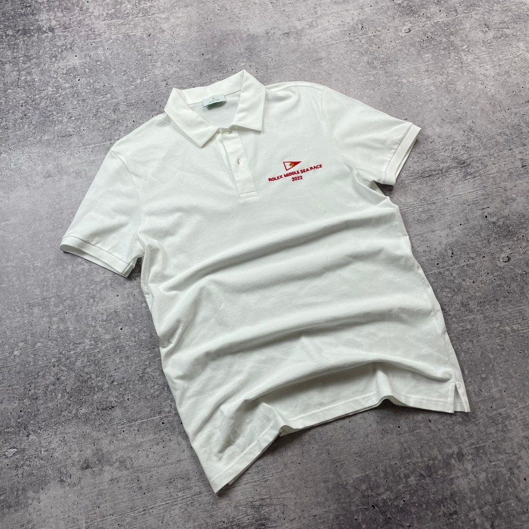 Rolex Polo Shirt Middle Sea Race White Size S - Etsy