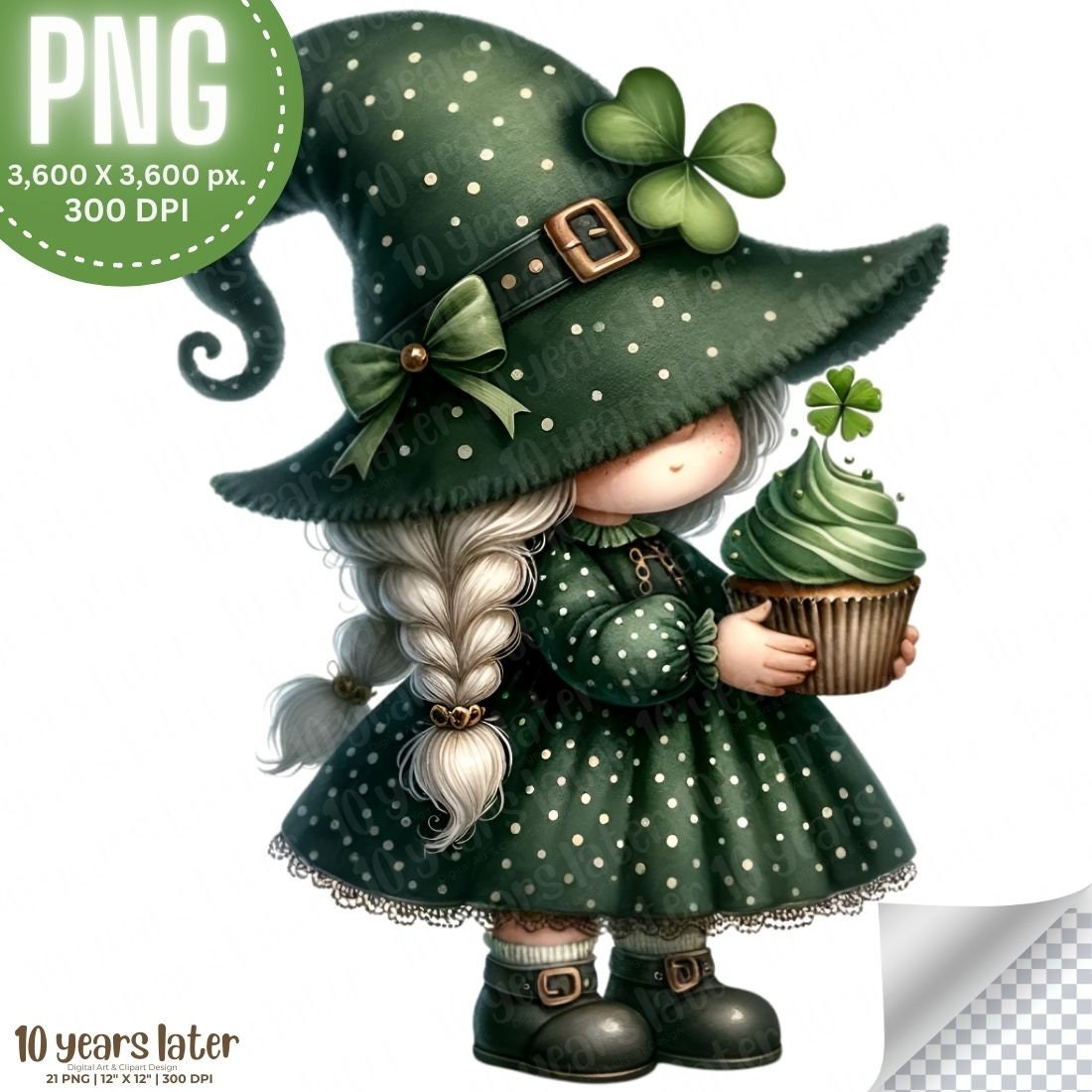St.patrick Girl Gnome on High Quality 21 Clipart St.patrick Gnome PNG ...